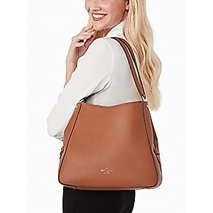 Kate Spade Leila Medium Triple Compartment Shoulder Bag (Warm Gingerbread)