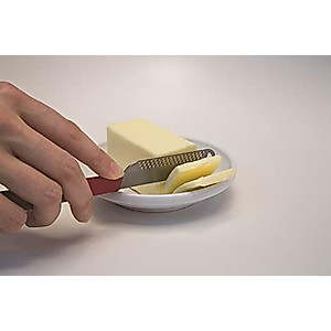 Microplane Blade Butter Spreader, One Size, Red (41151)