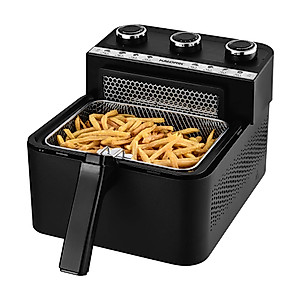 Kalorik 2-in-1 Air Fryer and Deep Fryer, Black