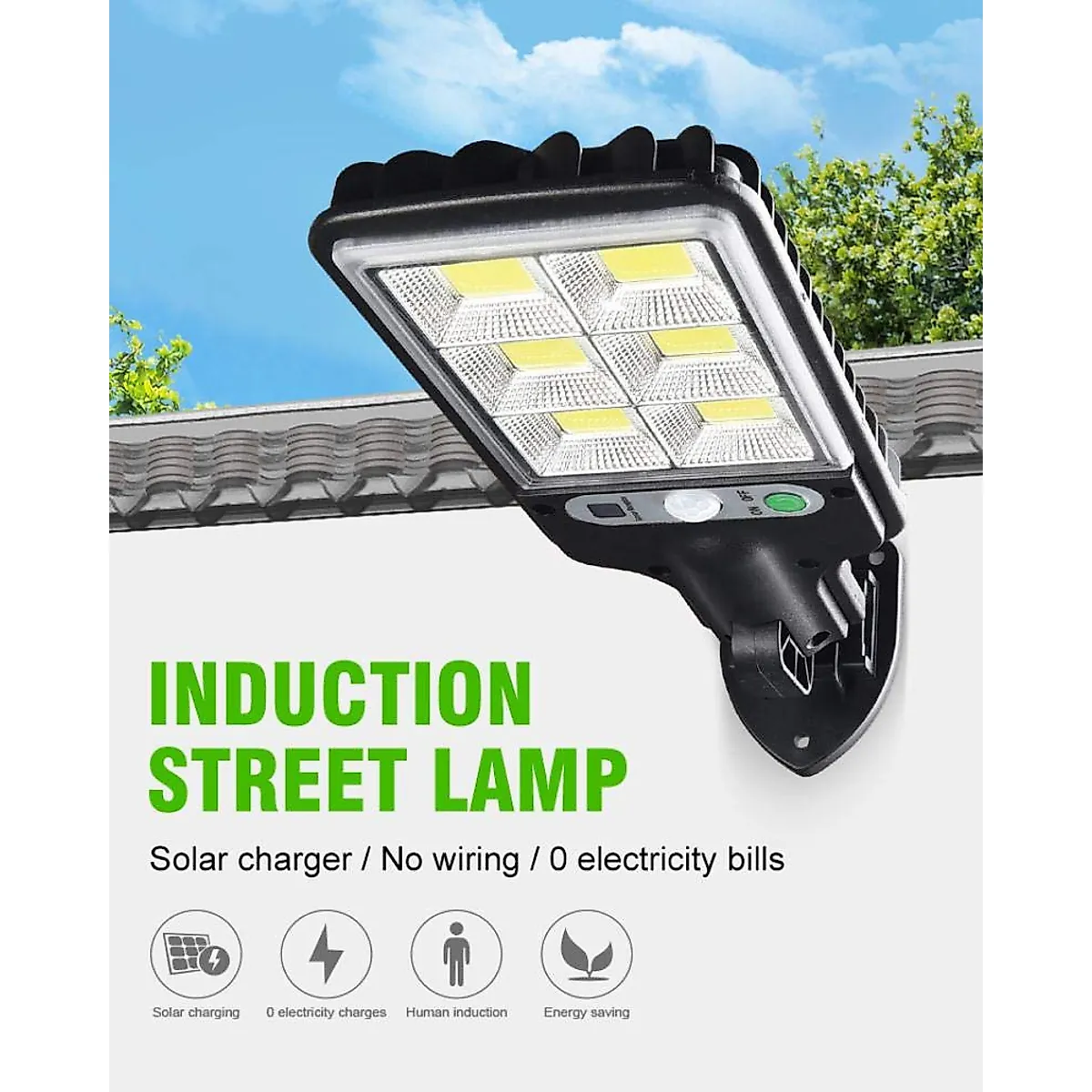 COB/LED Solar Light Outdoor Solar Lamp Powered Sunlight Wall Light Waterproof PIR Motion Sensor Street Light Garden Decoration 3