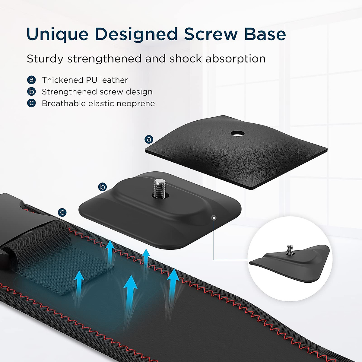 KIWI design Tracker Straps and Belt for Full Body Tracking VR, Compatible with Quest 2 and SteamVR, Upgraded Palm/Foot Trackerstrap Accessory Fit HTC Vive Tracker (Trackers NOT Included)