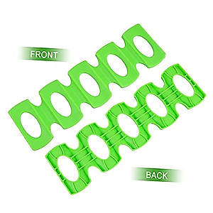 EXQUIMEUBLE 2pcs Wine Bottle mat Refrigerator Beverage Rack can Stacking mat Bottle can Stacker Foldable Storage Shelves Bottle Dispenser Bottle Stacking Mat Bottle Rack Beer Silica Gel