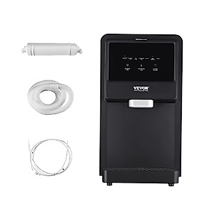 VEVOR Nugget Ice Maker, 62lbs in 24 Hours, Auto Dispense Self Cleaning Countertop Nugget Ice Dispenser for Home Kitchen Office Party, 6lbs Storage Capacity, 2 Ice Making Modes