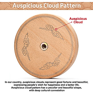 Wooden Trivets for Hot Dishes，Christmas Tree Trivet,Wooden Tree Coasters Store Like a Christmas Tree - 4 Wooden Trivet + 1 Stand