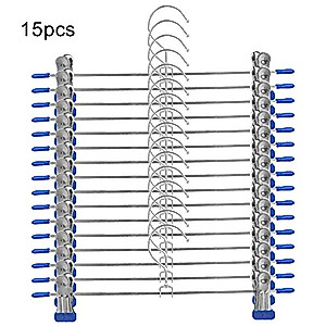 Pants Hanger, 5/10/15/20Pcs Anti-Slip Trouser Clothes Rack Organizer Shirt Pants Jeans Hanger