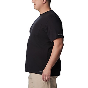 Columbia Men's Thistletown Hills Pocket Tee, Black, XX-Large