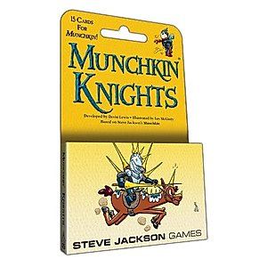 Steve Jackson Games Munchkin Knights Card Game (Mini-Expansion) | 15 Cards | Adult, Kids, & Family Game | Fantasy Adventure Roleplaying Game | Ages 10+ | 3-6 Players | Avg Play Time 120 Min | from