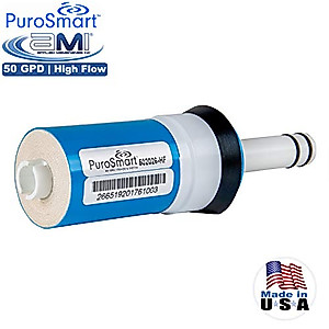 PuroSmart Replacement RO Membrane High Flow System | High Flow 50 GPD | Fits Countertop and Faucet Mount Systems Applied Membranes, Inc. Model 502026-HF