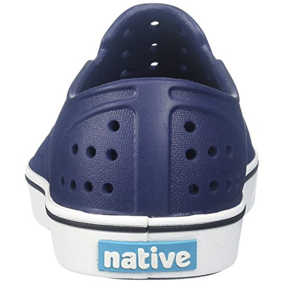 Native Shoes, Miles, Kids Shoe, Regatta Blue/Shell White, 3 M US Little Kid