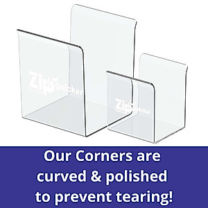 Zip Quicker Ziplock Bag Holder/Food Storage Bag Stand/Baggy Rack Holder/Hands-Free to Pour Leftovers/Filling Zip Lock Freezer Bag Stand/Bag Prep/Comes with both Gallon & Quart Sizes