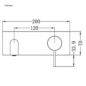 ZUKKI Copper Bathtub Faucet Bathroom Fixtures Vanity Vessel Sink Faucet Wall Mounted Brass Basin Mixer Taps Sink Mixer Tap Faucet Hot and Cold Spout Sink Rough Valve Polished Chrome