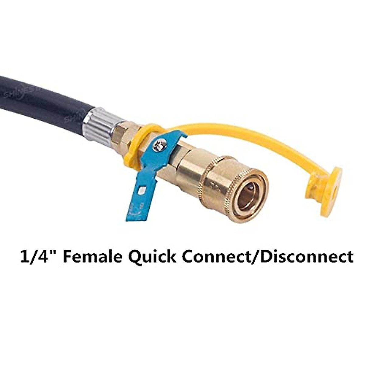 SHINESTAR 12FT RV Quick Connect Propane Hose Kit, Fit for Coleman Roadtrip LX, LXX, LXE