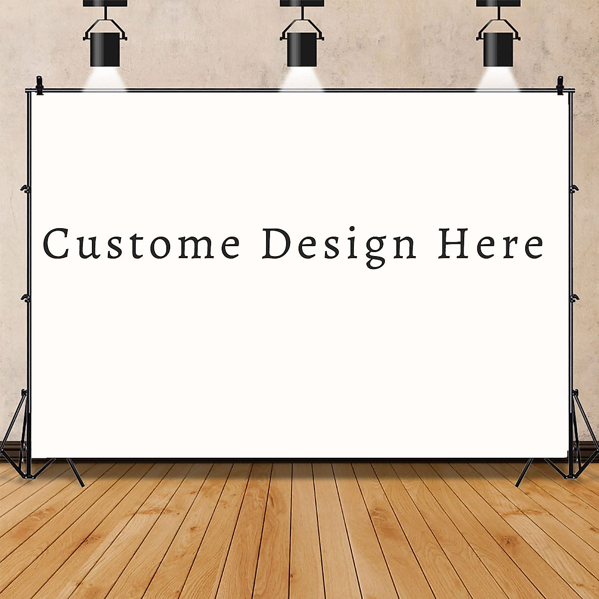 Yeele 10x8ft Custom Backdrop Personalized Photography Background Customized Your Image Kids Birthday Baby Shower Gender Reveal Wedding Anniversary Party Decorations Banner