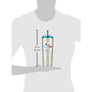 Bubba Brands 24OZ Envy S Tumbler SS, 24 Ounce (Pack of 1), Stainless Steel w/Island Teal Lid