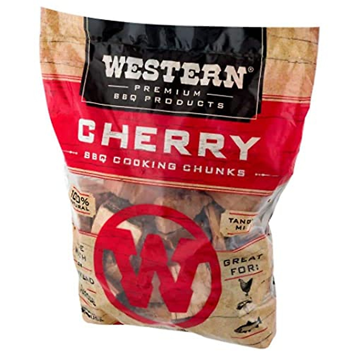 Western BBQ 28081 Smoking Pellet Wood Burning Grill Cooking Chunks, Cherry
