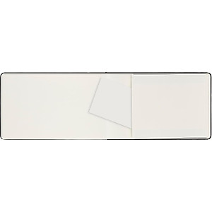 Moleskine Art Watercolor Album, Hard Cover, Large (5" x 8.25") Plain/Blank, Black, 72 Pages