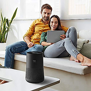 Winix A230 Tower H13 True HEPA 4-Stage Air Purifier, Perfect for Home office, Home classroom, Bedroom and Nursery, Charcoal Grey