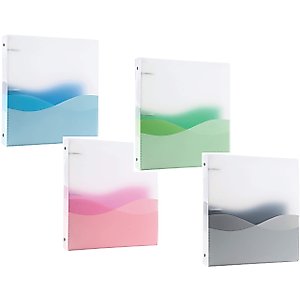 Filexec Products 1-Inch Wave, Ring Binder - Pack of 4 (50387-6447)
