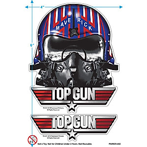 Top Gun Maverick Helmet T Shirt & Stickers (Medium)
