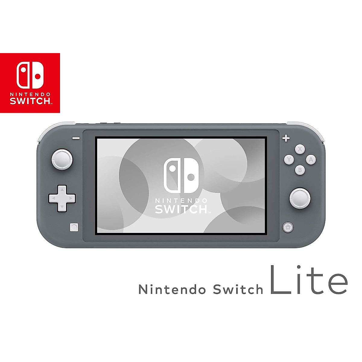 Nintendo Newest Switch Lite - 5.5" Touchscreen Display, Built-in Plus Control Pad, Built-in Speakers, 802.11ac WiFi, Bluetooth 4.1 - Gray