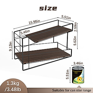 Rolling Can Organizer Can Dispenser for Beer Soda Seltzer Pop Can Soda Organizer 10 Standard Size 12oz Cans Holder Storage