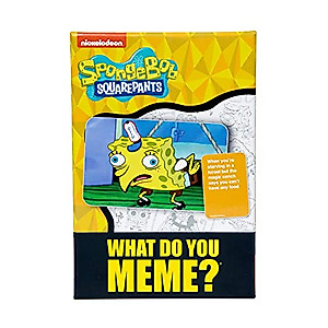WHAT DO YOU MEME?® Spongebob Squarepants Expansion Pack - Family Card Games for Kids and Adults