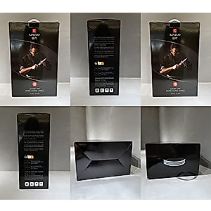 XINZUO 7PC Damascus steel Knife Block Sets, Professional High Carbon Steel Chef Knife Santoku Slicing Utility Fruit Knife with Multifunctional Kitchen Shears,Ergonomic Pakkawood Handle - Ya Series