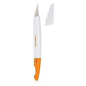 Fiskars 165110-1001 Easy Change Detail Craft Knife No. 11 blade, Orange/White