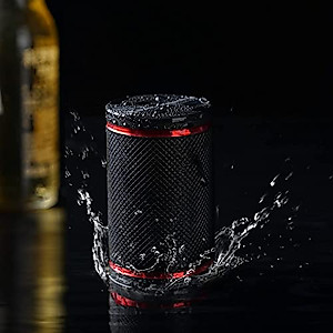 KITCHENDAO Automatic Beer Bottle Opener with Magnetic Cap Catcher - Push to Open - Keep the Cap Intact - Gift for Cap Collector Beer Lover Men Father Husband Boyfriend with Thank you Card(Red/Basic)