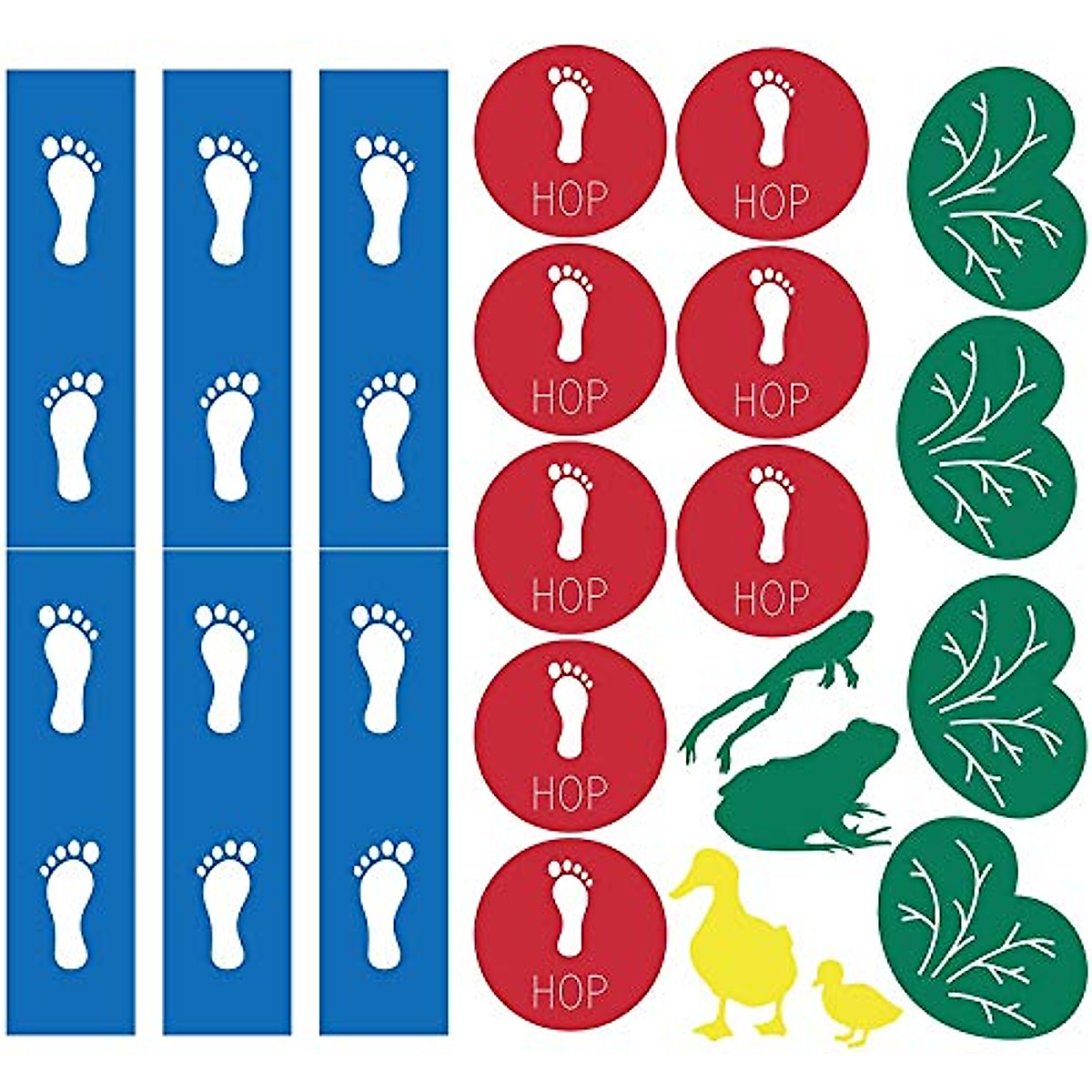 Deluxe School & Classroom Sensory Path Kit – with 65 Custom Vinyl Decals