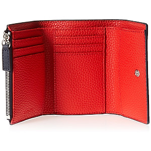 Lacoste Women's Anna Snap Front Wallet, MARINE, ONE SIZE