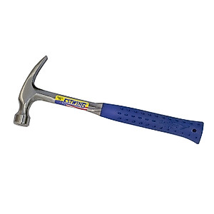 Estwing E3-20SM Milled Face Framing Hammer, 20-Ounce, Vinyl Shock Reduction Grip, 13.5-Inch