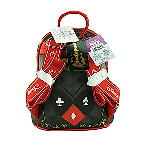 Wondapop Disney Queen of Hearts 11" Vegan Leather Fashion Mini Backpack