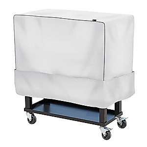 Mr.You Cooler Cart Cover - Universal Fit for Most 80-100 QT,Waterproof Thickened Fabric,Rolling Cooler (Patio Cooler,Beverage Cart, Rolling Ice Chest) Protective Cover