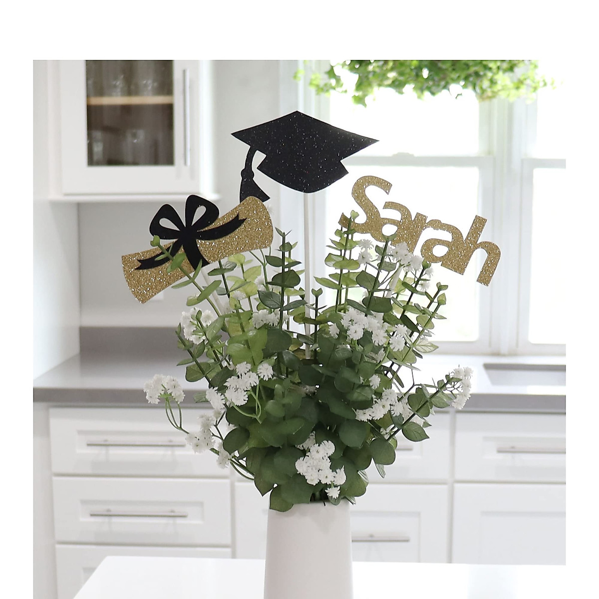 Graduation Table Centerpieces 2024, Graduation Party Table Decorations, Class of 2024 Centerpiece Sticks, 3 per Pack by ZeeBestCelebrations