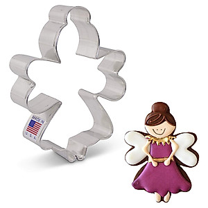 Sugar Plum/Tooth Fairy Cookie Cutter, 4.5" Made in USA by Ann Clark