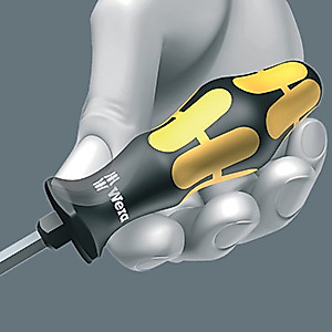 Wera - 5018282001 932/6 Kraftform Plus Screwdriver Set and Rack, 6-Pieces