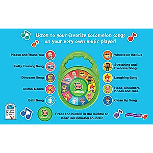 CoComelon Favorite Sing-Along Songs - Children's Deluxe Music Player Toy and Board Book Set, Ages 1-5