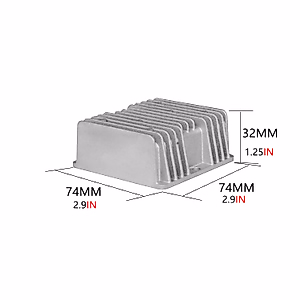 12V to 24V DC Step Up Converter Boost AWG 17 Waterproof Module Transformer (5A 120W)