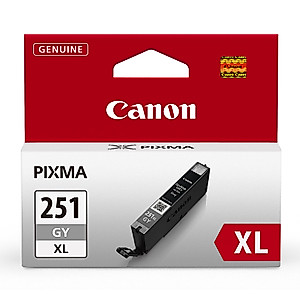 Canon PGI-250/CLI-251 Ink and CLI-251XL Gray Ink with Photo Paper