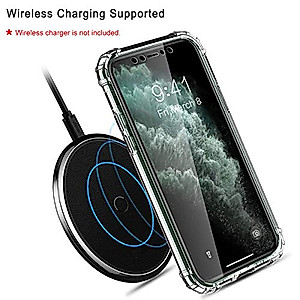 BAISRKE Case Cover for iPhone 11 Pro Max,[Built in Screen Protector] Dual Layer Full Body Shockproof High Impact Protective Phone Case Cover for iPhone 11 Pro Max 6.5 inch - Clear