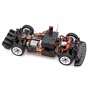 WLtoys 1/28 2.4G 4WD 30km/h Short Course Drift RC Car Vehicle Models with Light, RC Transmitter and Rechargeable Battery - RTR RC Toy Vehicle (RC Cars, RC Truck) (HELIDIRECT)