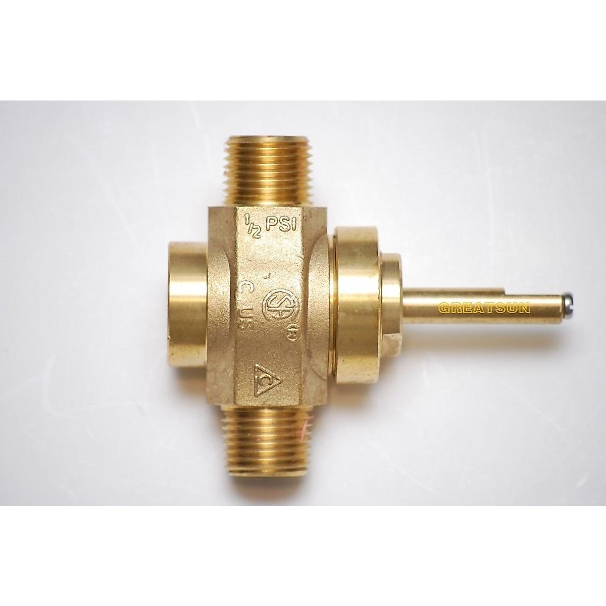 REPLACEMENT NATURAL CONTROL GAS VALVE FOR CHINESE WOK RANGE 1/2" w/ TURN HANDLE#BH4151Y G154GHRED290365