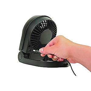 Honeywell HTF090B Turbo on the Go Personal Fan, Black – Small, Portable Fan