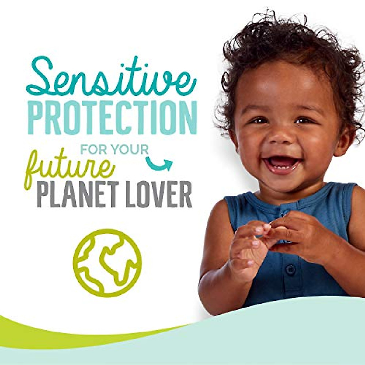 Seventh Generation Baby Diapers, Sensitive Protection, Size 3, 27 Count