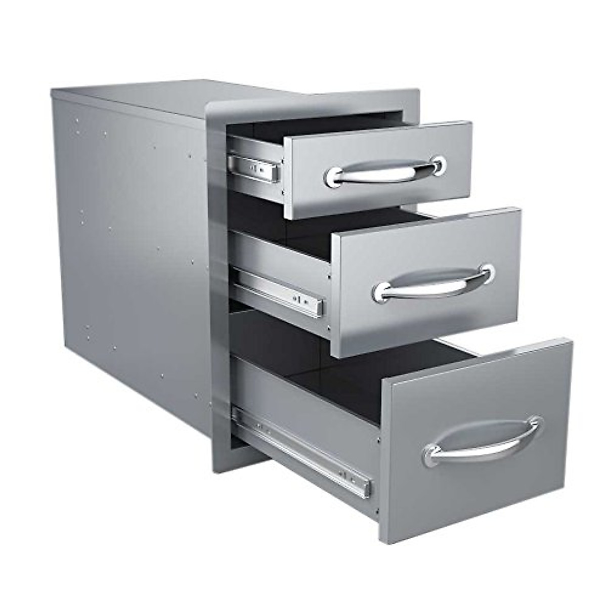 SUNSTONE B-TD18 14-Inch Flush Triple Access Drawer