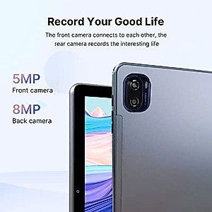 ApoloSign Tablet, 10 inch Android Tablets, Android 12 Tablets Quad-core 4GB RAM 64GB ROM, 5+8MP Dual Camera, WiFi, Bluetooth, 6000mAh Long Life Battery, Silver Grey