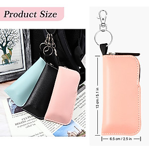 Chapstick Holder Lip Balm Sleeves Pouch Portable Lipstick Holder Bags Lip Gloss Holder Lipstick Bag With Hook Gift for Women