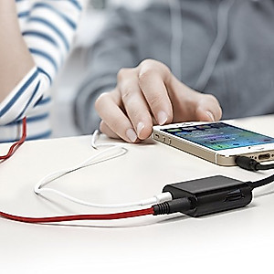 iLuv (i111) 2-Way Splitter Adapter with Independent Volume Control/Mute for iPhone, iPad Air, iPad Mini, Samsung Galaxy, other smartphones and Other 3.5mm Devices