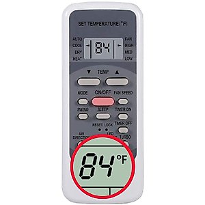 CHOUBENBEN Replacement Remote Control for Everstar MPM1-12EE-BB4 MPM1-12ER-BB4 MPM2-10CR-BB6 R51I9/BGCE MPM1-10CE-BB6 MPM1-10CR-BB6 MPM1-10EE-BB6 Air Conditioner